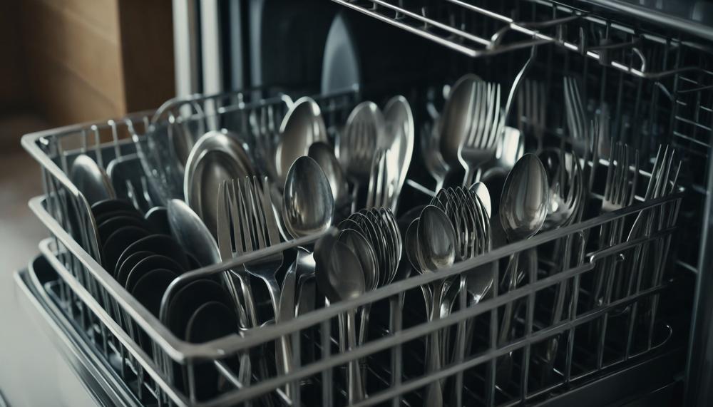 How To Wash Silverware In Dishwasher Without Basket? - Grace Built Home ...